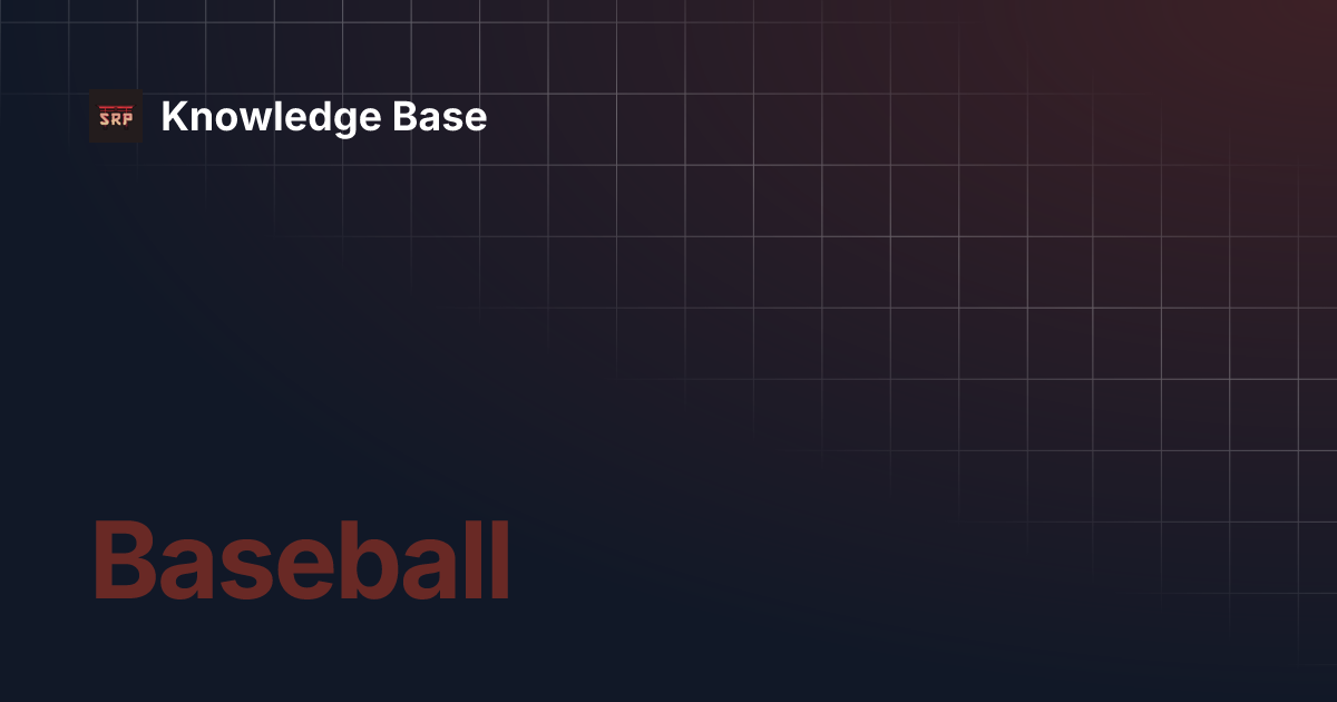 Baseball | Knowledge Base